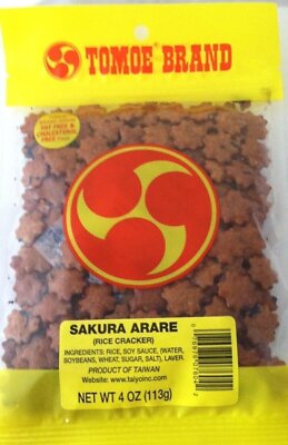 Tomoe Brand Sakura Arare Rice Crackers Two 4 oz. Bags | eBay