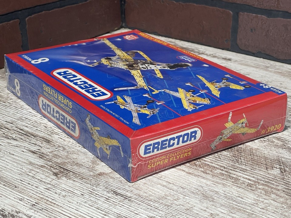 Erector Meccano Airplanes Super Flyers 3920 ~ SEALED 1994 Construction ...