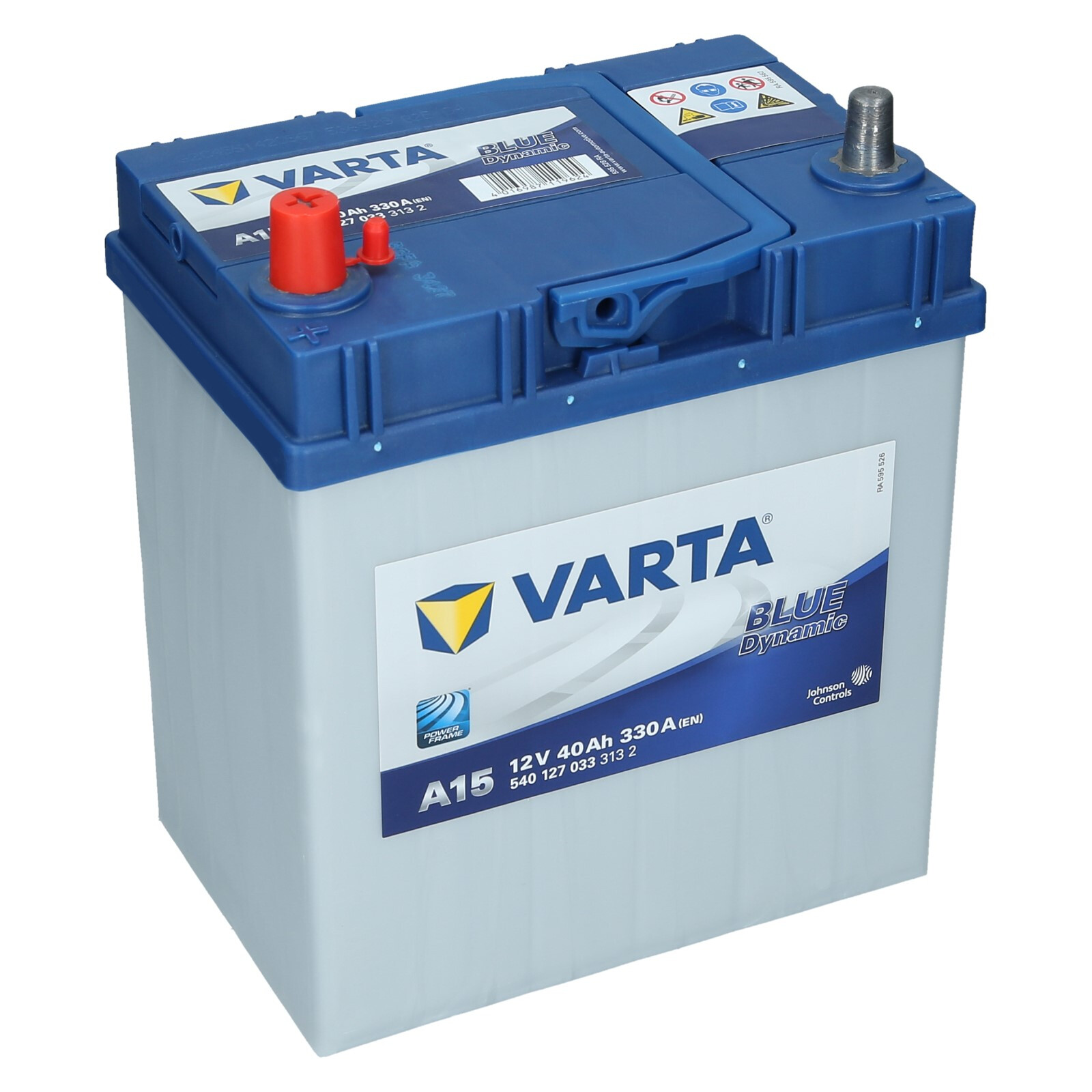 Varta A15 12V 40Ah 330A/EN Autobatterie Blue Dynamic PKW Batterie NEU ...