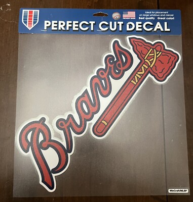 Atlanta Braves Large 12 Inch Logo Decal | eBay