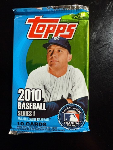 2010 TOPPS BASEBALL SERIES 1 UNOPENED HOBBY PACK | eBay