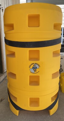 Column Protector, Yellow Plastic, Fits 12”X12” Columns, Column Sentry ...