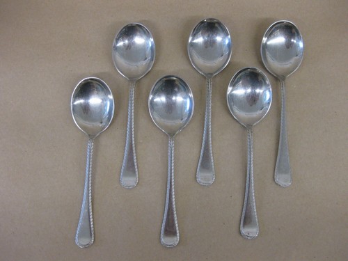 6 Vintage Dessert Spoons ~ Firth Staybrite Stainless Steel | eBay UK