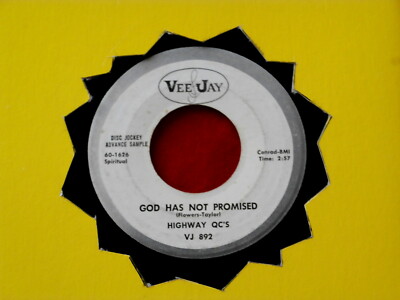HIGHWAY QC'S~ GOD HAS NOT PROMISED~ RARE PROMO~ VG~ DONE GOT OVER~ VJ ...