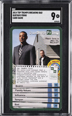 2014 TOP TRUMPS BREAKING BAD CARD GAME GUSTAVO FRING SGC 9 | eBay