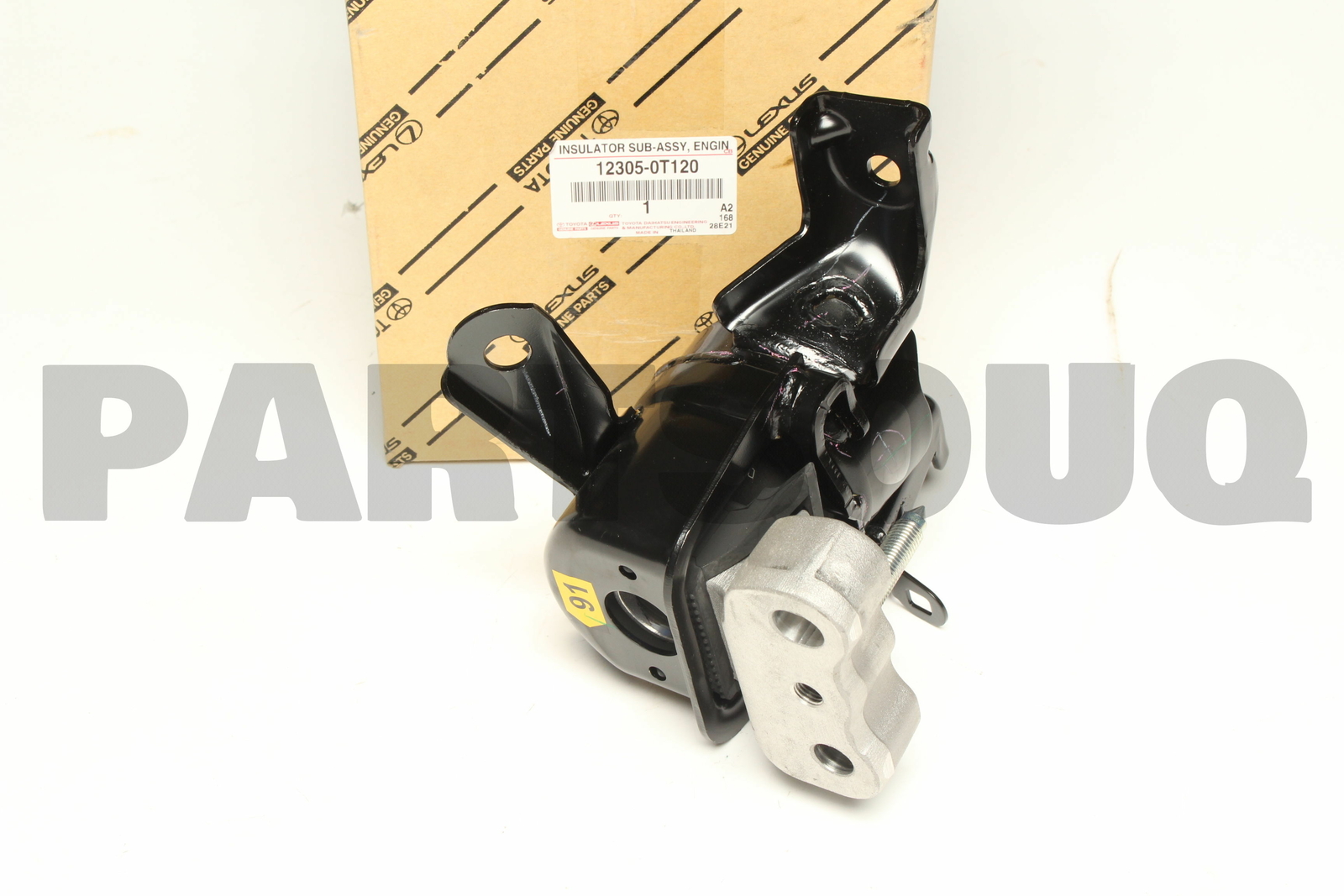 123050T120 Genuine Toyota INSULATOR SUB-ASSY, ENGINE MOUNTING, RH 12305 ...