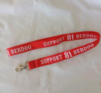 81 Hell's Angels Berdoo Support Lanyard Red and White New | eBay