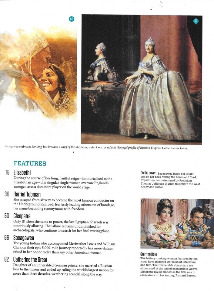 National Geographic Magazine Exploring History Great Women Cleopatra ...