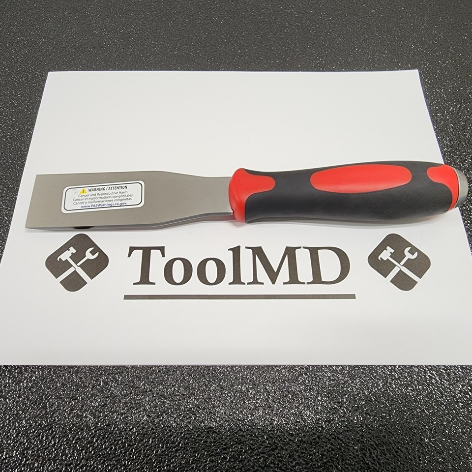 Snap-on Tools NEW RED Soft Grip 1-1/2" Chisel Striking Scraper PKNC150 ...