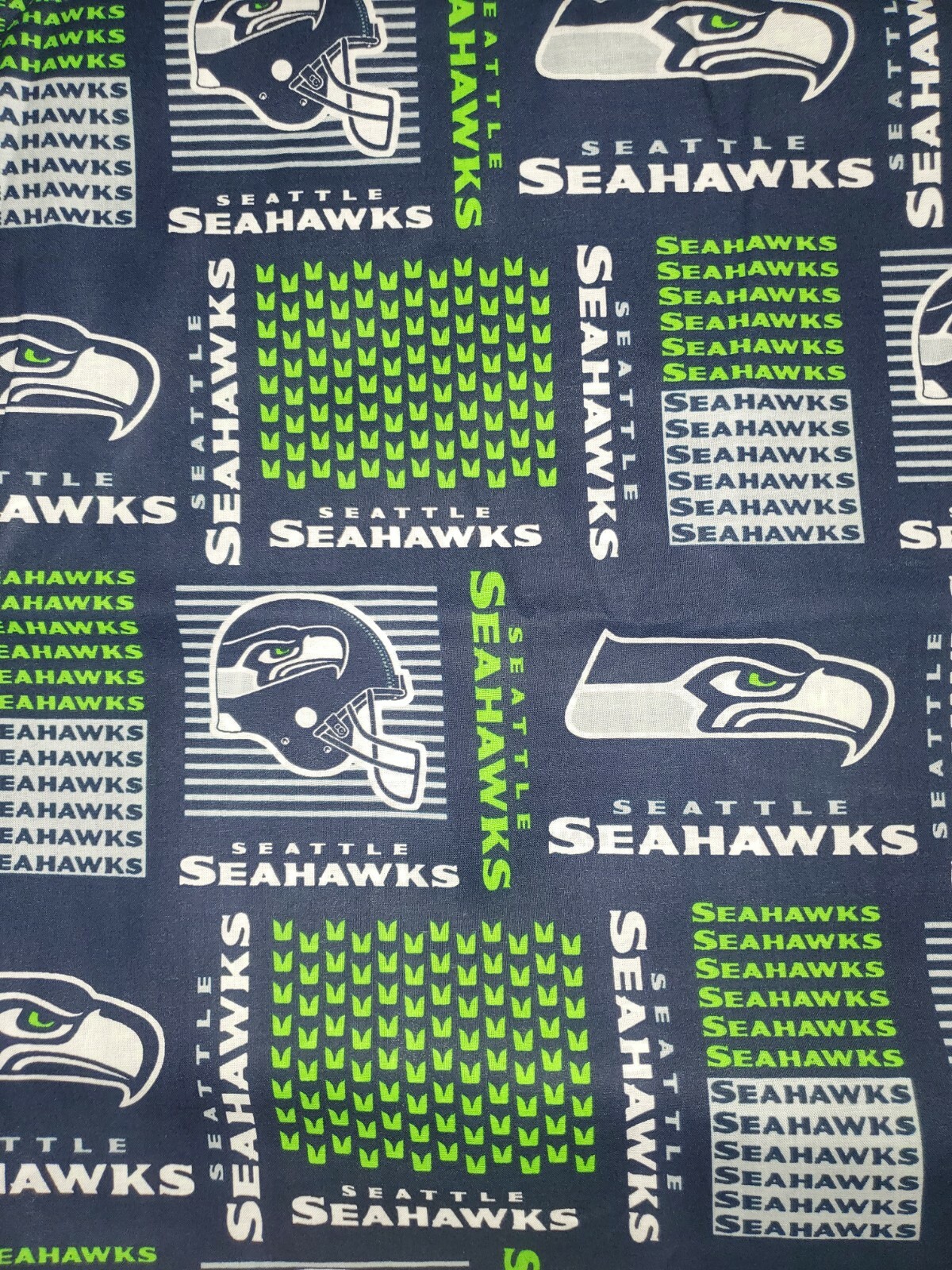 Seattle Seahawks NFL Football Fabric 100% Cotton per yard 36x58 | eBay