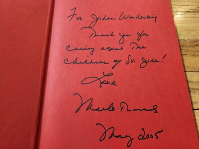 Marlo Thomas SIGNED Thanks & Giving All Year Long 2004 First Edition HB ...