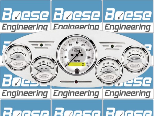 32 Ford Car Billet Aluminum Gauge Panel Dash Insert Instrument Cluster ...