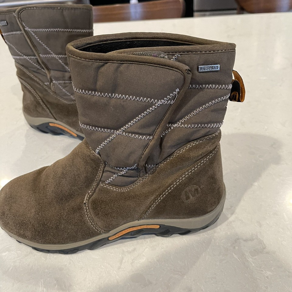 Merrell Boots Jungle Moc Quilt Boot Girls sz 6 Womens 6.5 US 37 EU Opti ...
