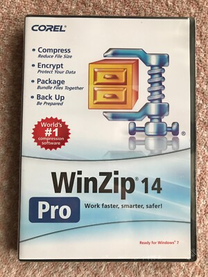 Corel WinZip Pro 14 - Compression Software Encrypt Package Backup NEW ...