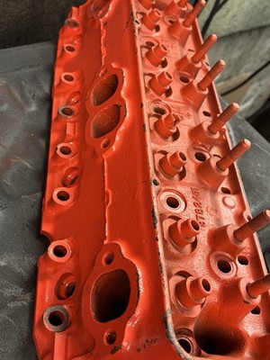 1963 3782461, Head 461X Dated C-9-3 single cylinder Corvette Chevy Mag ...