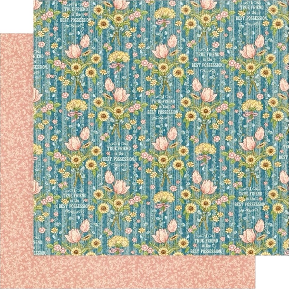 Graphic 45 PENNYS PAPER DOLL FAMILY 8x8 Cardstock Scrapbook Paper Craft ...