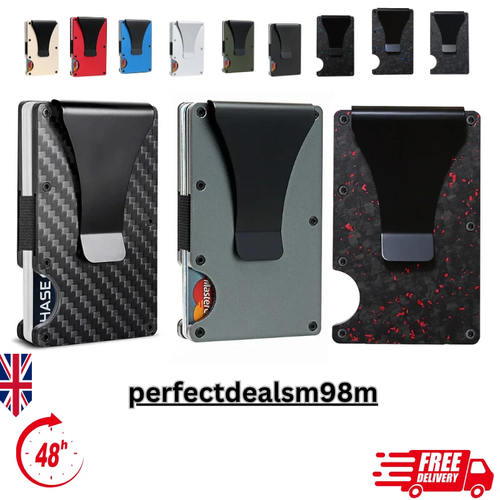 Ridge-Style Titanium Wallet–Slim RFID Blocking Metal Card Holder with ...