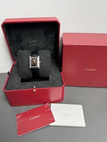 Cartier Tank Must Black Large - WSTA0072 | eBay