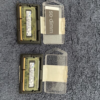 Samsung 4GB (2x2GB) 1RX8 PC3-10600S-09-10-ZZZ RAM Laptop Memory ...