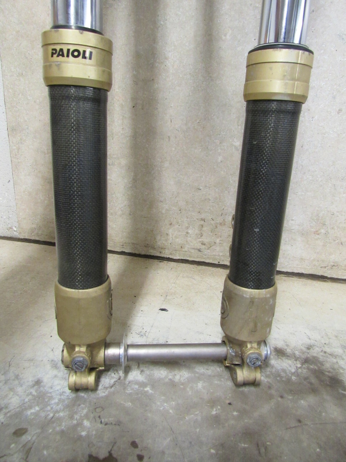 1994 Bimota SB6 Paioli Forks 46mm Front End Suspension Tubes Triple ...