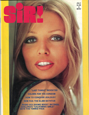 Sir! July 1973 Girlie Magazine Men's Interest Color and B&W Photos | eBay