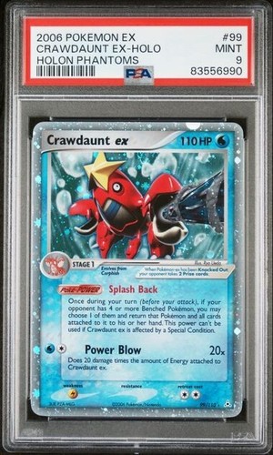 Crawdaunt ex 99/110 Holon Phantoms PSA 9 | eBay