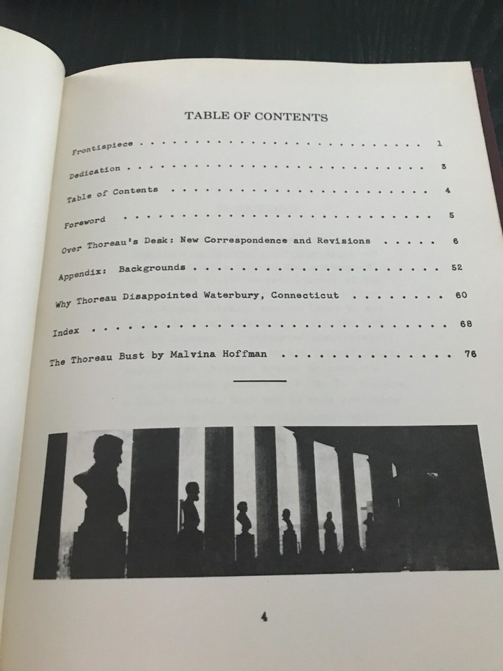 Over Thoreau's Desk (Transcendental Books) 1965 ed. Kenneth Walter ...