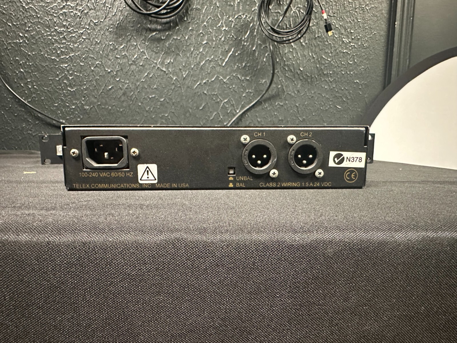 Audiocom / Telex PS-2001L - 2-Channel Power Supply for Wired Intercoms ...