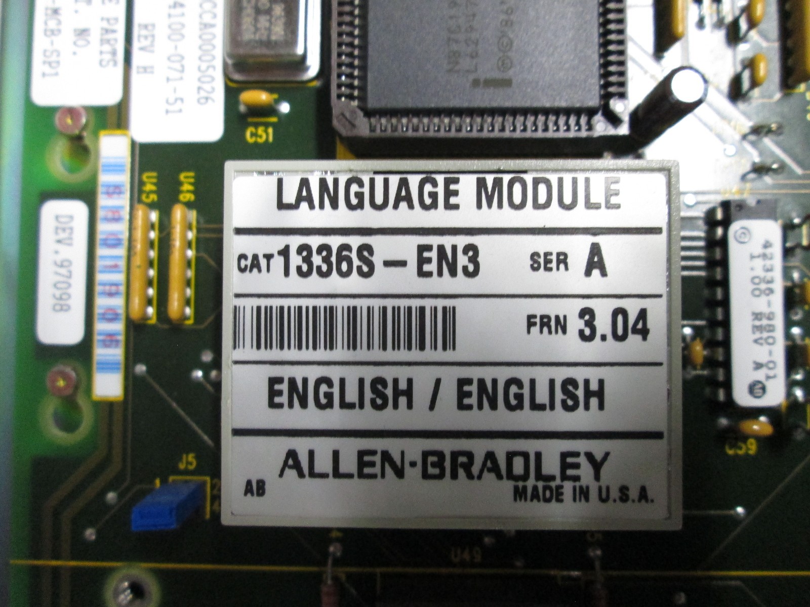 Allen-Bradley 1336 Plus AC Drive 1336S-B020-AN-EN3-L6 nema 12 Enc. 20HP ...