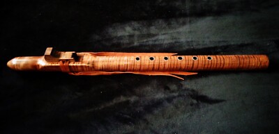NATIVE AMERICAN STYLE FLUTE 838 TIGER MAPLE KEY OF F#m MADE BY CM ...