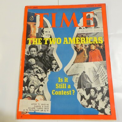 TIME Magazine October 2 1972 PRESIDENT NIXON vs. McGovern Election ...