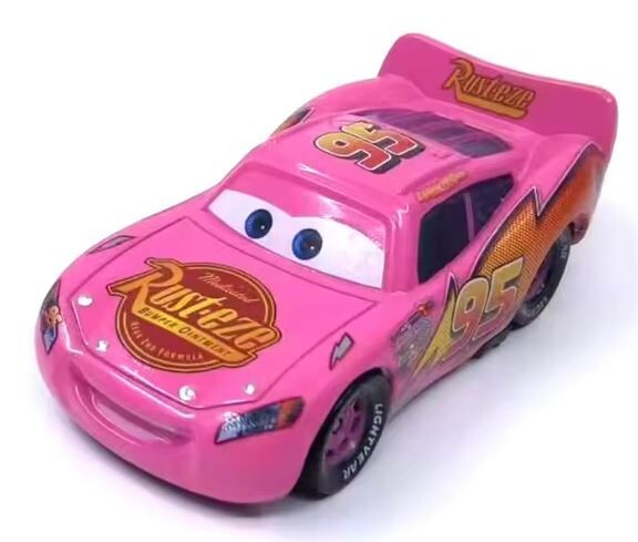 "Disney Pixar Cars" "FACTORY CUSTOMS RARE HTF METAL LIGHTNING MCQUEEN ...