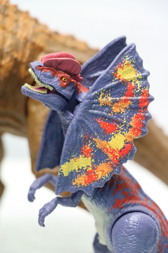 Jurassic World Dino Rivals Savage Strike Dilophosaurus + Ratosaurus lot ...