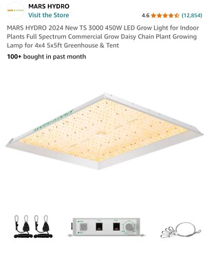 Mars Hydro TS 3000 450W LED Grow Light for Indoor Plants 686494419612| eBay