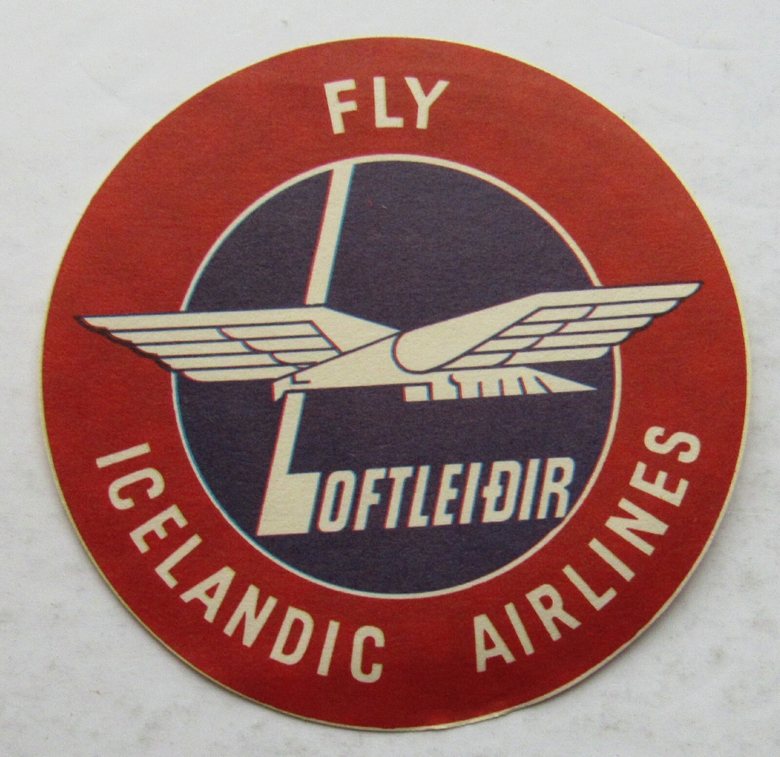 Airline Luggage Label Unused Icelandic Airlines | eBay