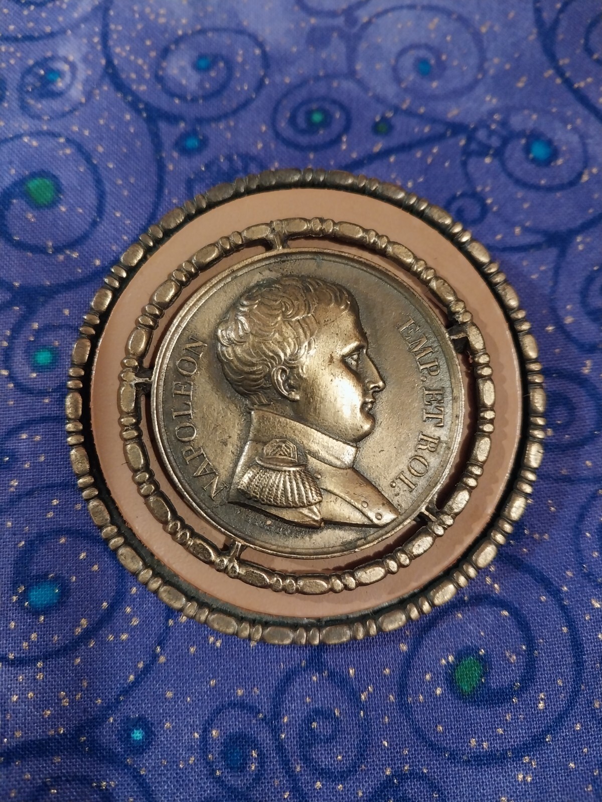 Large Napoleon Emperor Pin - Gem