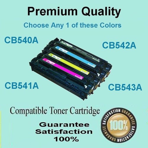 Any 1 HP LaserJet CP1215 CP1515 CP1518 Toner CB540A CB541A CB542A ...