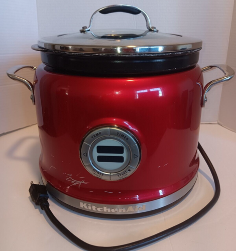 KitchenAid KMC4241CA Multi-Cooker Candy Apple Red 4 Qt Stainless Steel ...