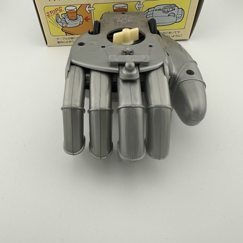 Vtg Yone Yoneya Mechanical Wind Up Robot Hand Coaster w Box Robot Toy ...