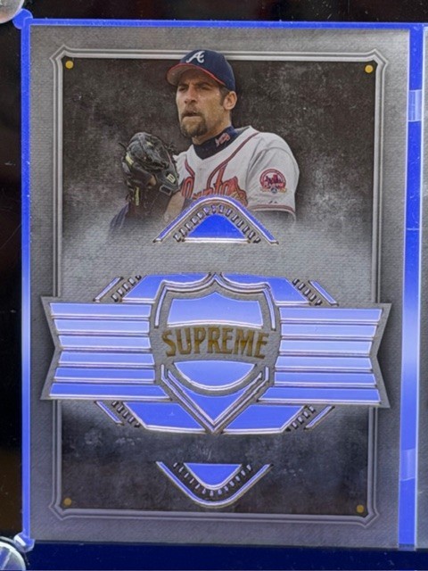 John Smoltz (10/10) 2015 Topps Supreme Scope ~ Autograph Relic Book # ...