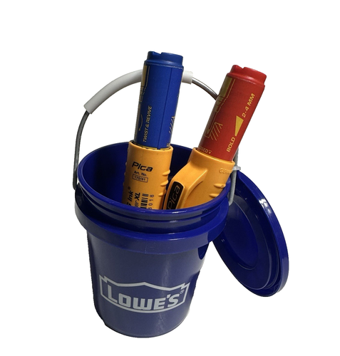 Home Depot Lowe's Ace Buc-ee's Menards - Mini Buckets 4 Lids Set-9 ...