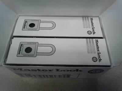 Master Lock® 410KALTBLK ZENEX™ THERMOPLASTIC SAFETY PADLOCK Lot of 6 ...