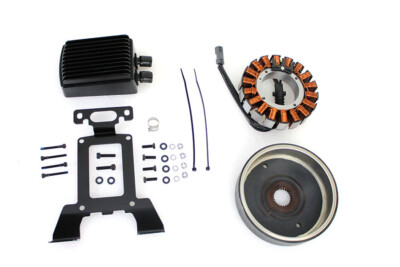 Alternator Charging System Kit 54 Amp Black for 2009 -2013 FLT FLH ...