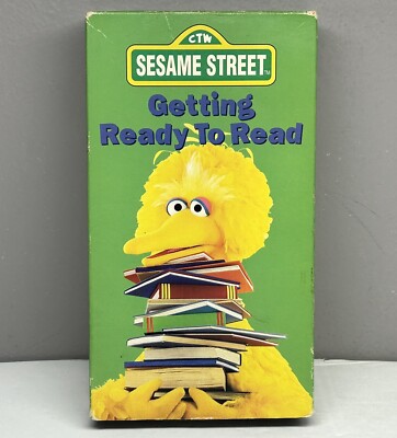 Sesame Street Getting Ready to Read VHS Tape 1986 Video Tape CTW PBS ...