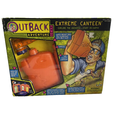 RARE Vintage Outback Adventure Gear Extreme Canteen Outdoor Play Set ...