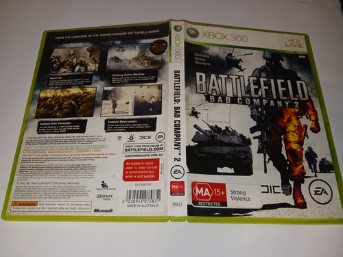 BATTLEFIELD BAD COMPANY 2 (XBOX 360 GAME, MA15+, PAL) | eBay Australia