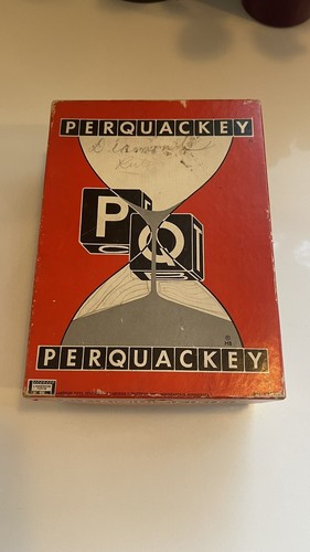 Vintage 1955 Perquackey Letter Dice Game Lakeside Toys, Complete | eBay