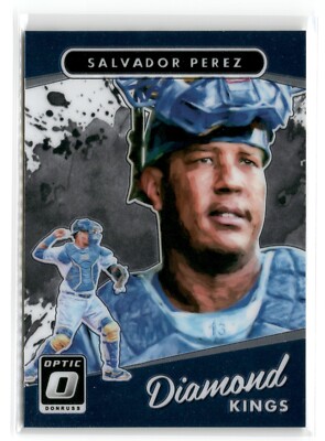 2017 Donruss Optic Salvador Perez Diamond Kings #12 Kansas City Royals ...