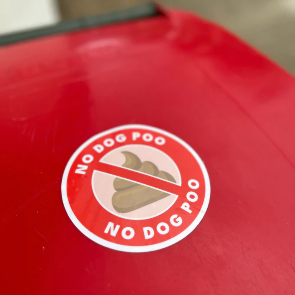 No Dog Poo Sticker | eBay