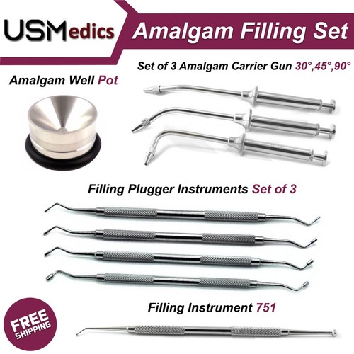 Amalgam Carrier Gun Syringe Composite Filling Plugger Cavity ...